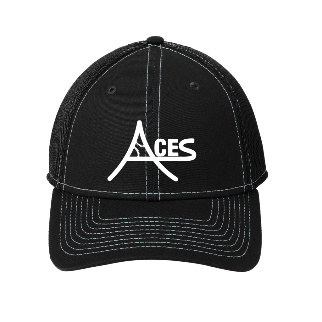 New Era® - Stretch Mesh Contrast Stitch Cap - Aces Softball - ADI Apparel